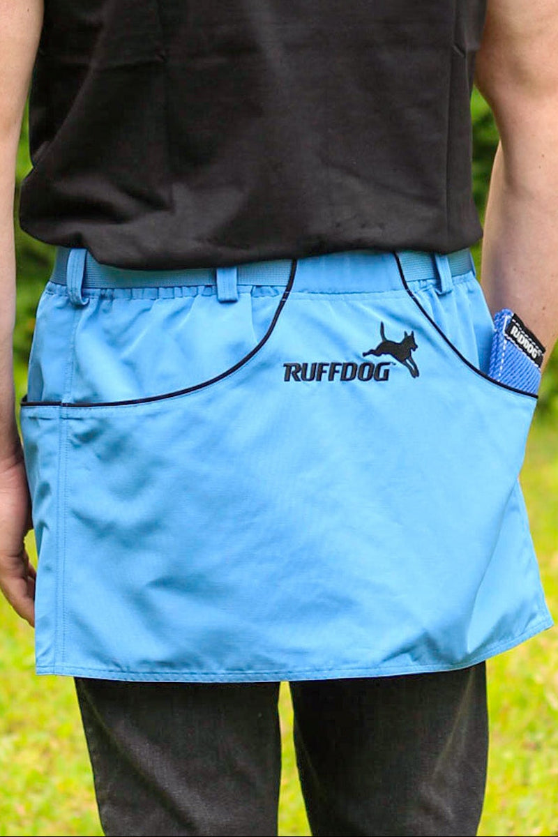 Dog Trainer Apron Belt in BLUE | Ruffdog Clothing for Dog Lovers